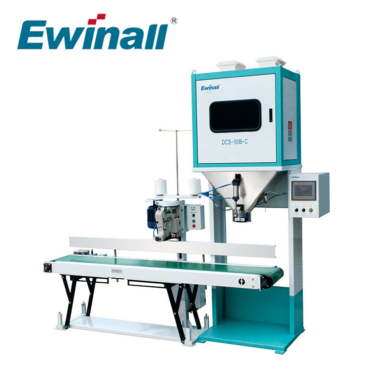 Ewinall DCS-50B-C Rice Packing Machine 25kg Grain Bagging Machine 50kg ...